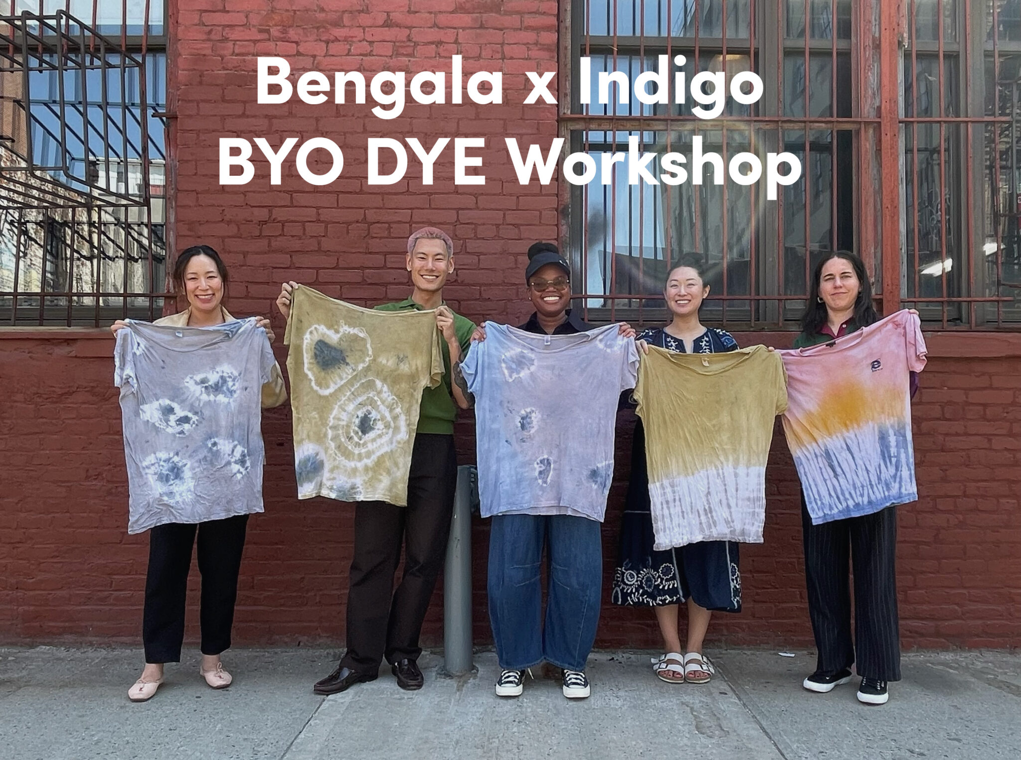 BYO Dyeing Workshop with Bengala Mud Dye & Indigo Dye